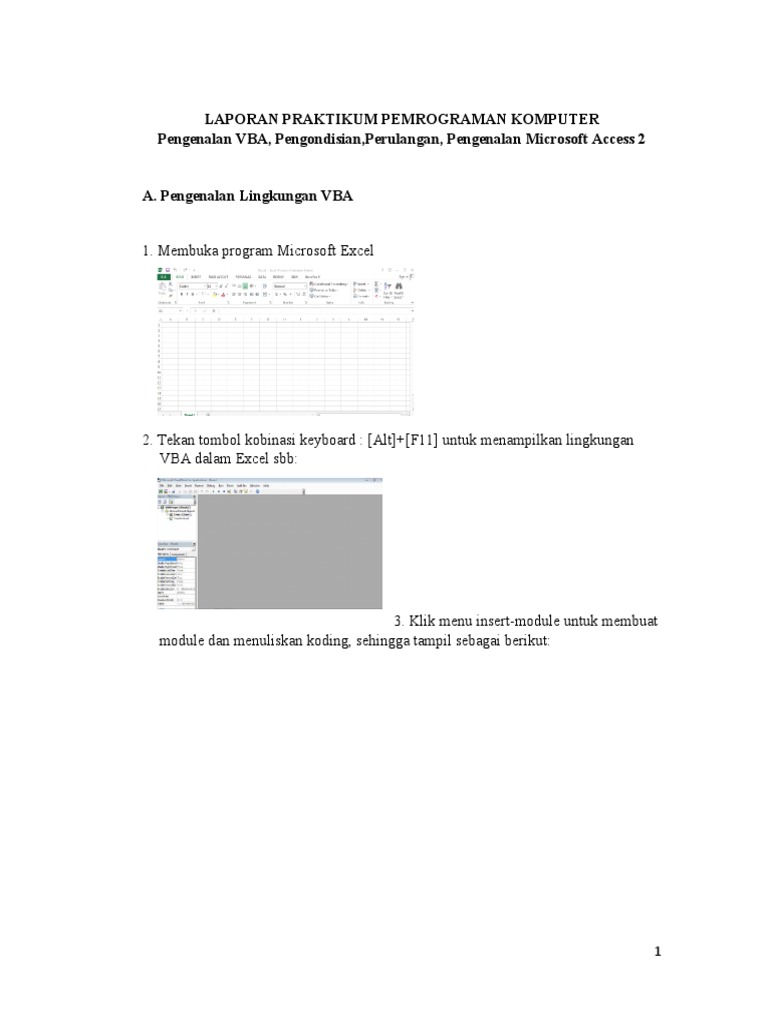 LAPORAN PRAKTIKUM PEMROGRAMAN KOMPUTER | PDF