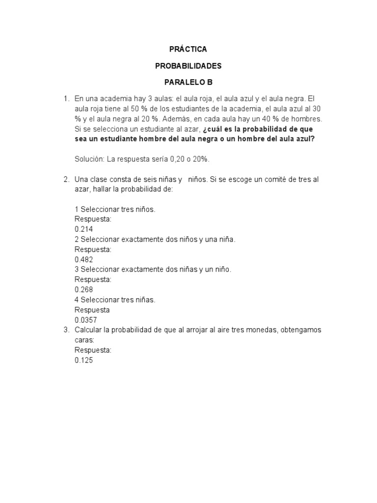 PRÁCTICA - Tercer Parcial | PDF