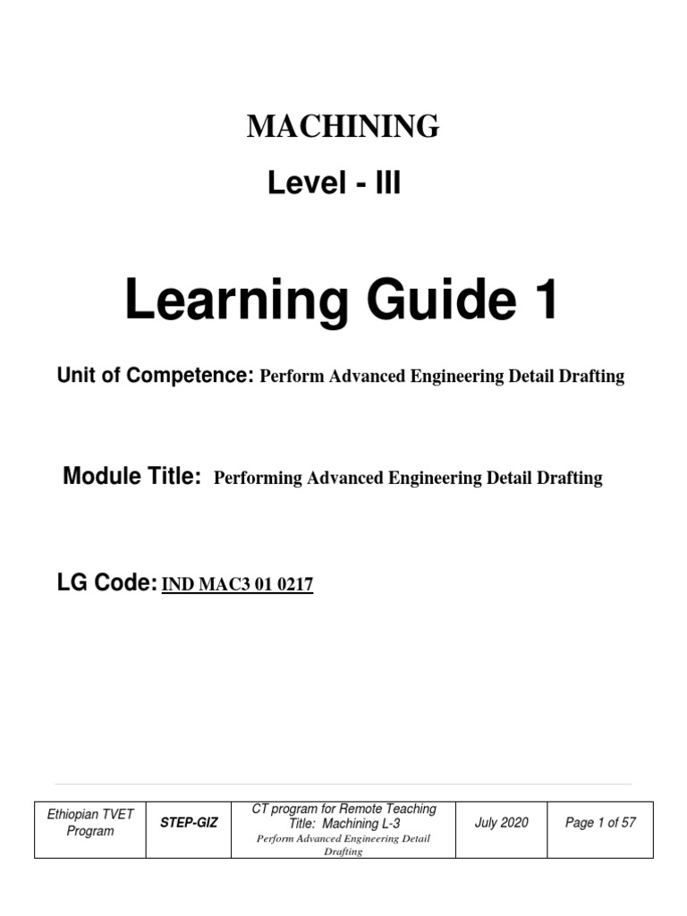 Perform Advanced Engineering Detail Drafting Using CAD | PDF