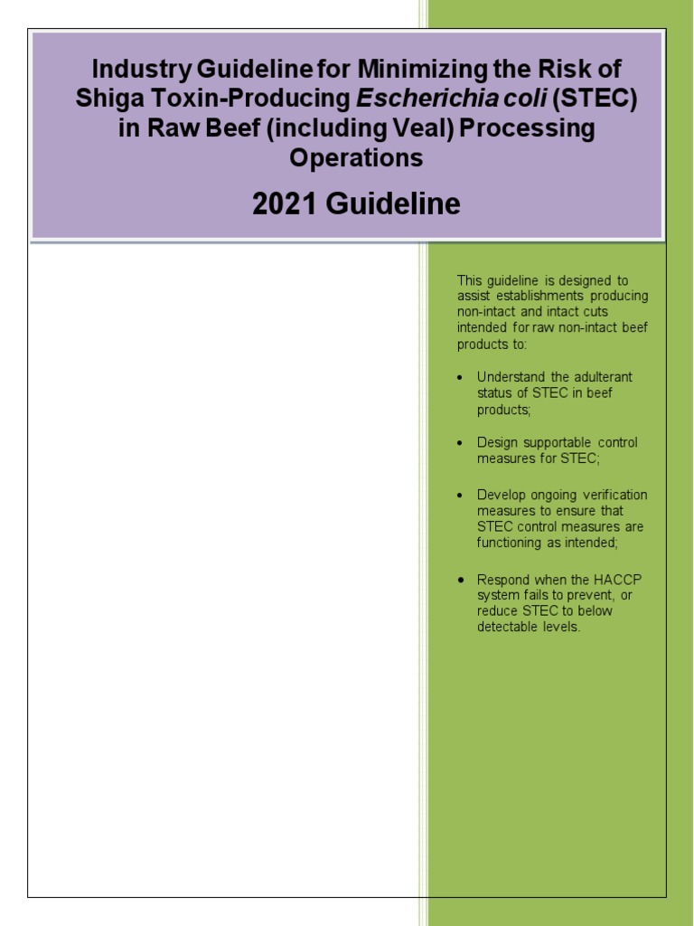 Fsis GD 2021 0007 - 0 | PDF | Hazard Analysis And Critical Control ...