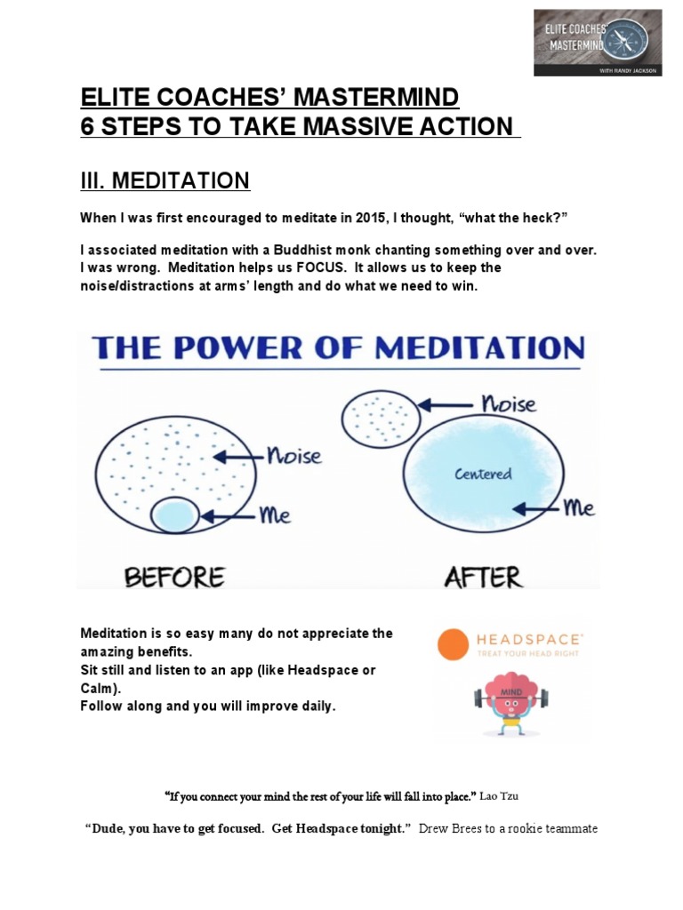 Mastermind - Meditation | PDF | Self-Improvement
