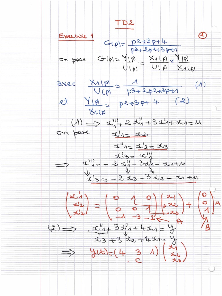 Correction TD2 Rep Etat | PDF
