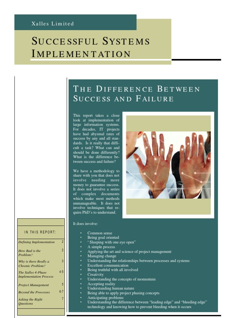 Successful Systems Implementation | PDF
