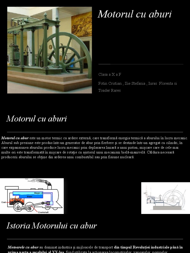Motorul Cu Aburi | PDF