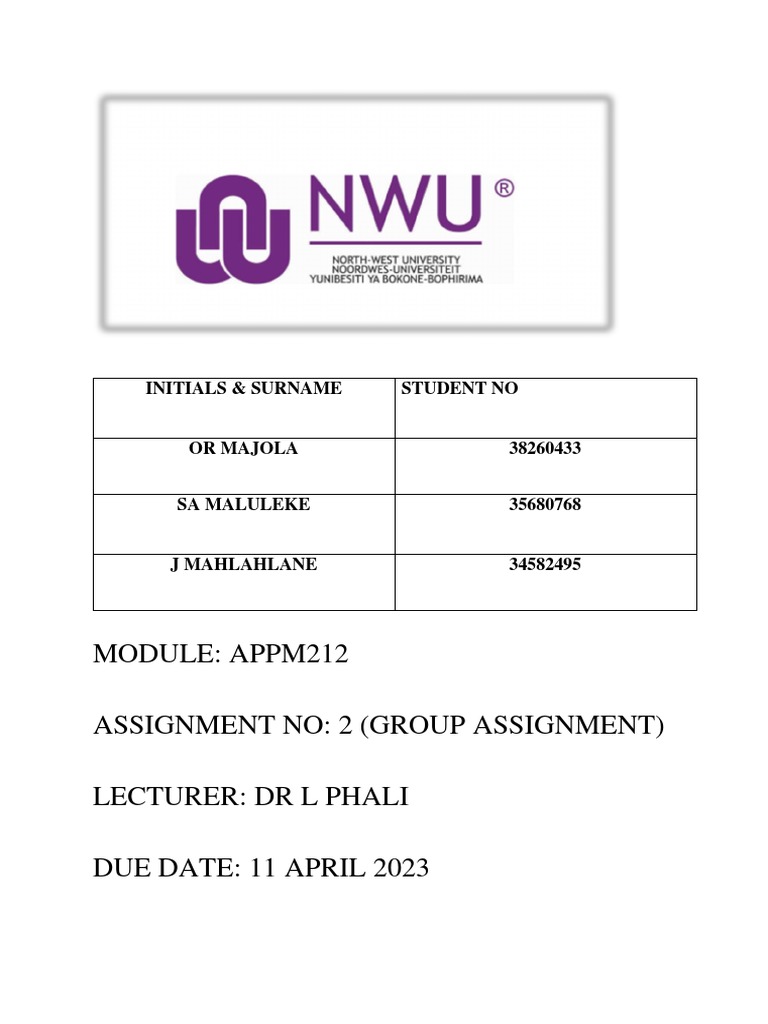 Appm 212 Assignment 2 | PDF