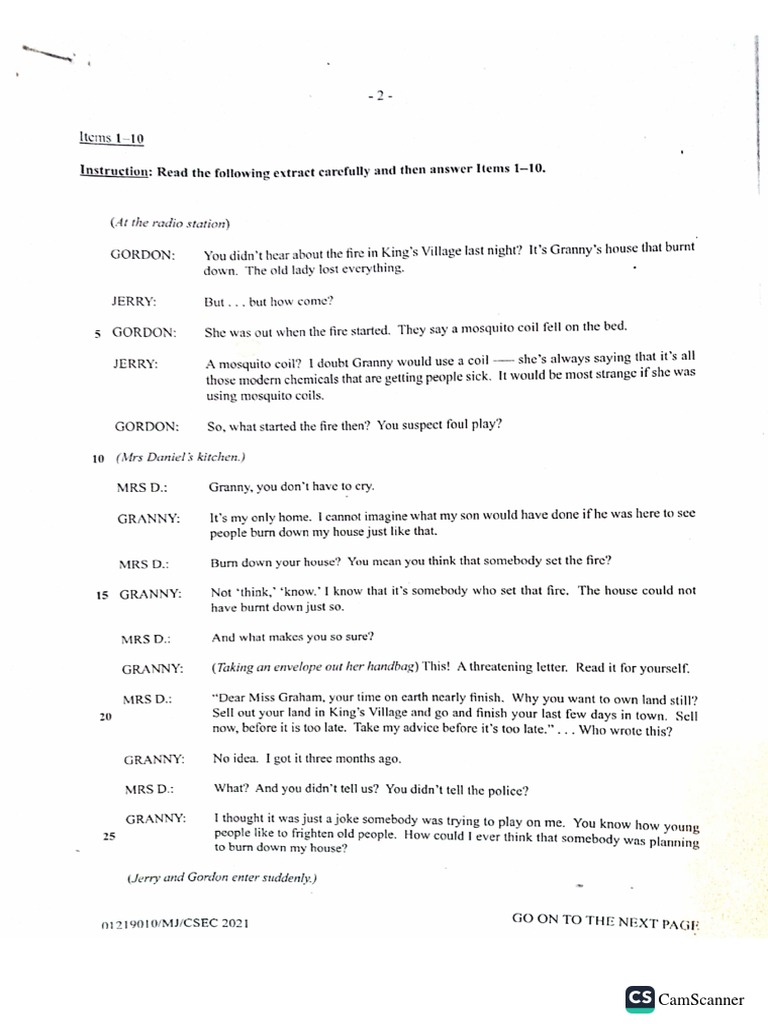 Eng B June 2021 P1 | PDF