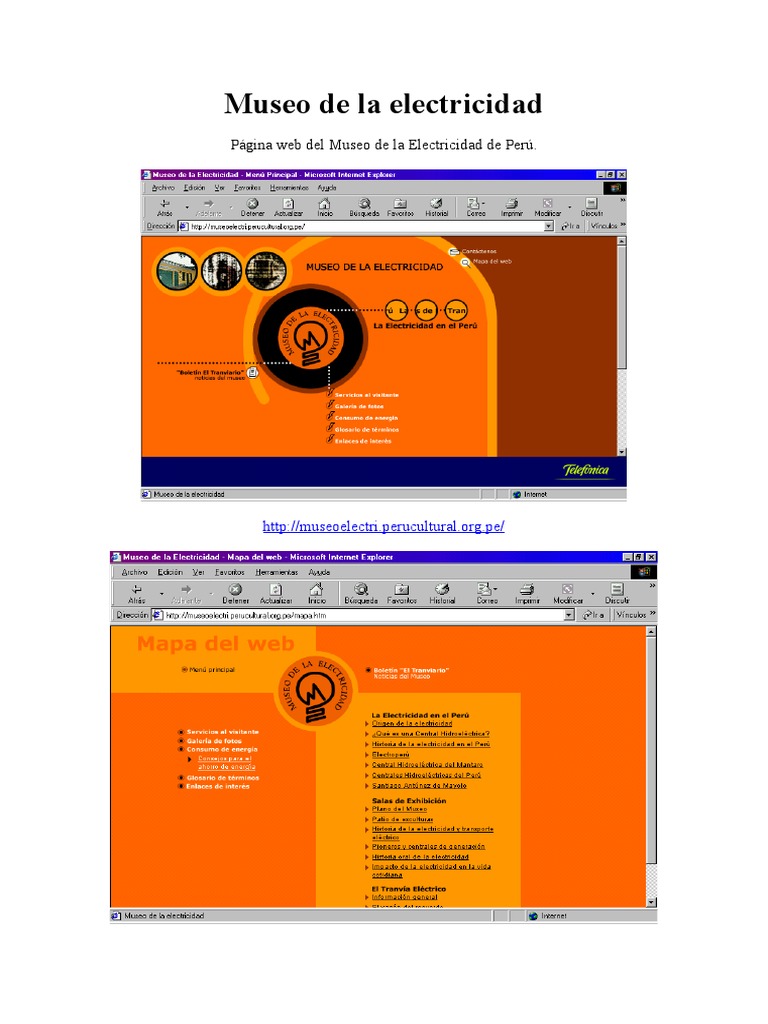 Museo de La Electricidad | PDF | Ciencias sociales | Tecnología