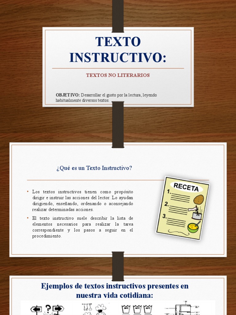 Texto Instructivo | PDF