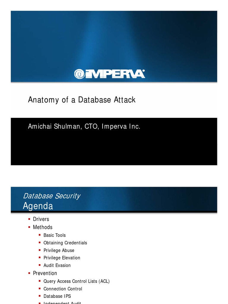 Anatomy of A Database Attack | PDF | Publicly Traded Companies Of The ...