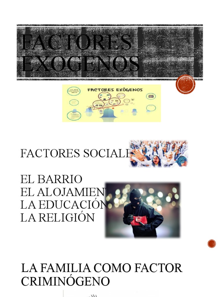 Factores Exogenos | PDF