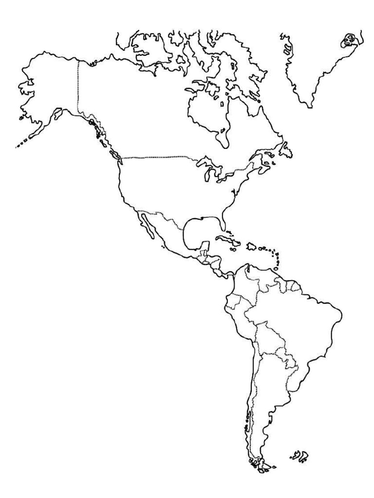 Mapa de America Localizado | PDF