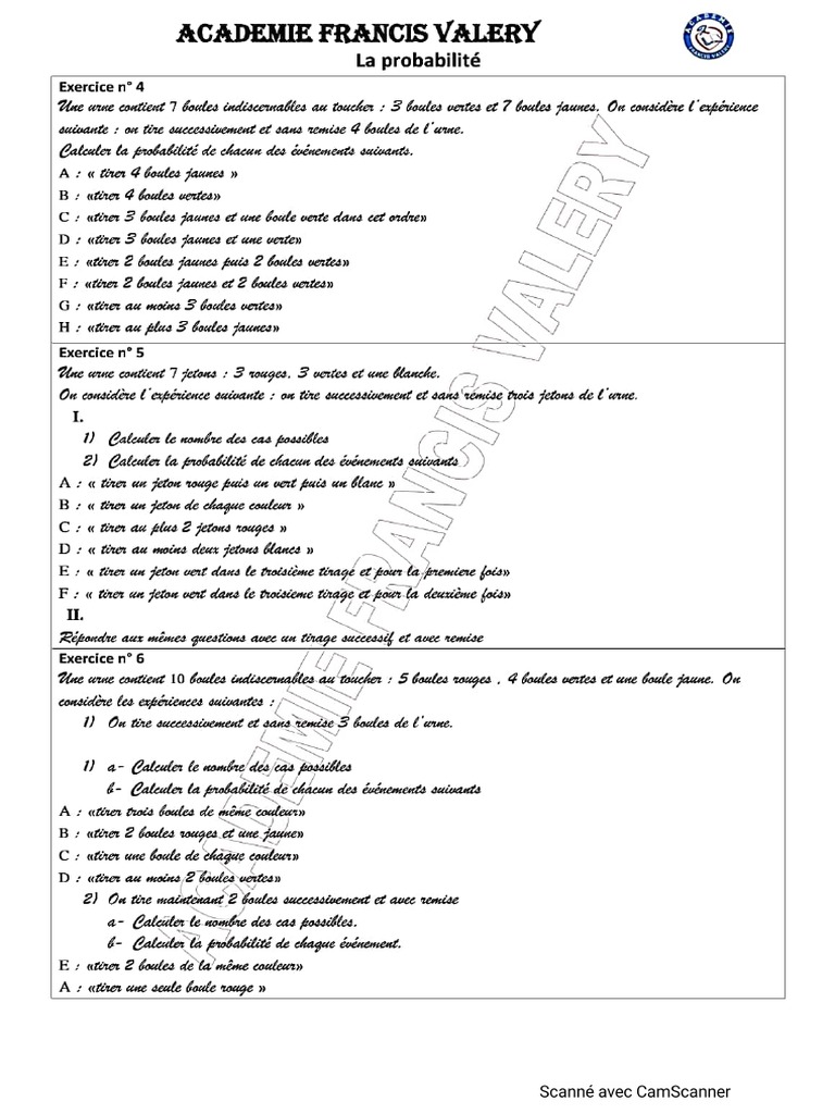 La Probabilité 2 - 2 | PDF