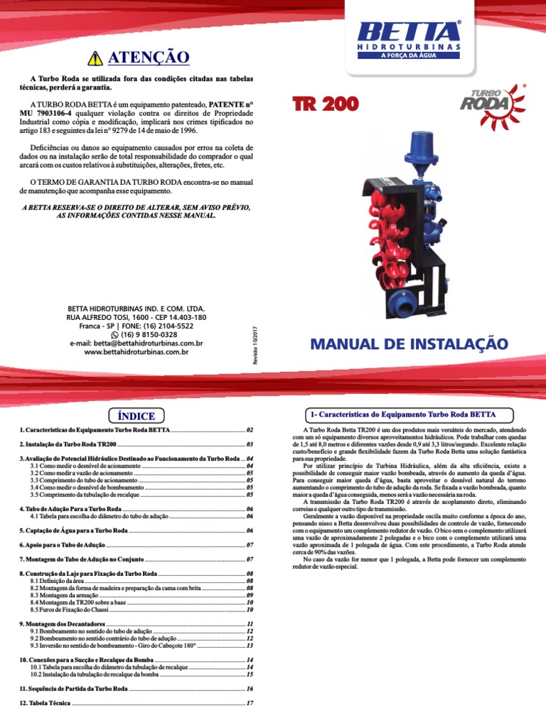 Manual Instalação TR200 | PDF