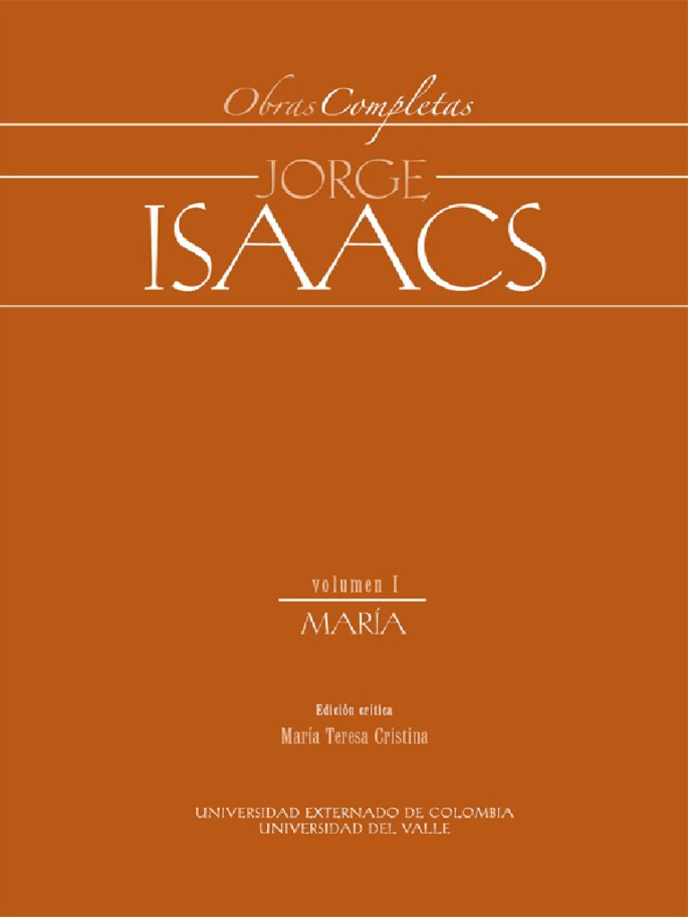 María de Jorge Isaacs | PDF | Colombia | Autor