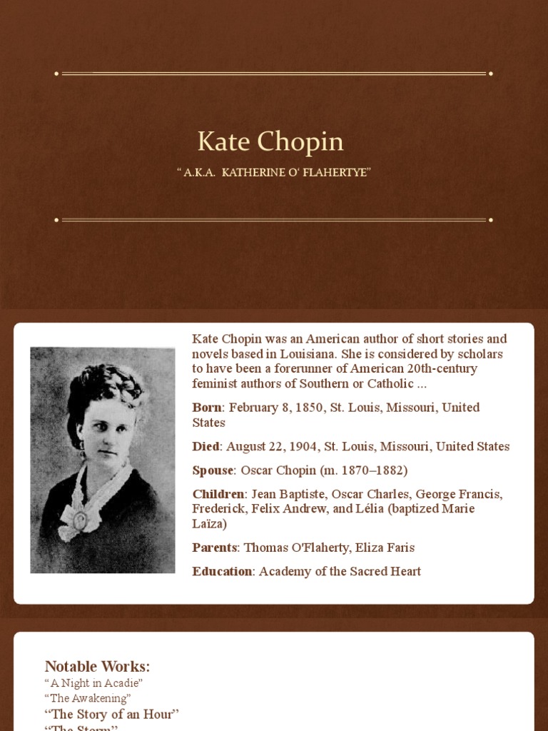 Kate Chopin | PDF