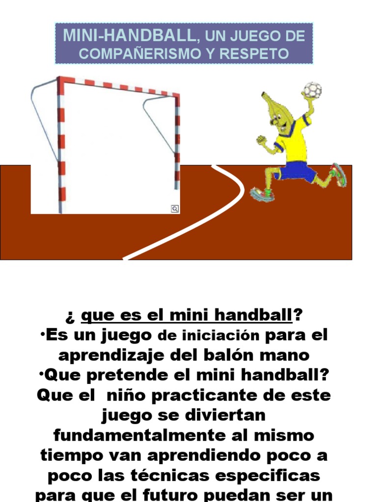 Mini Handball: Reglas y Características | PDF | Deportes atléticos ...