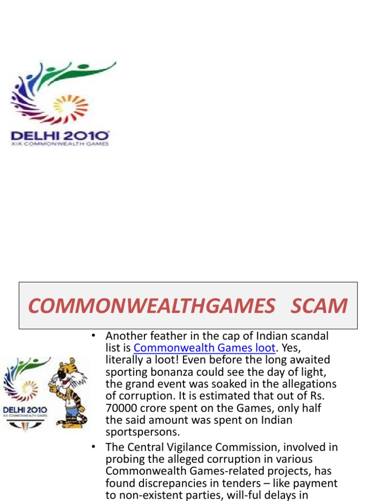 Commonwealth Games Scam | PDF | Public Sphere | Government