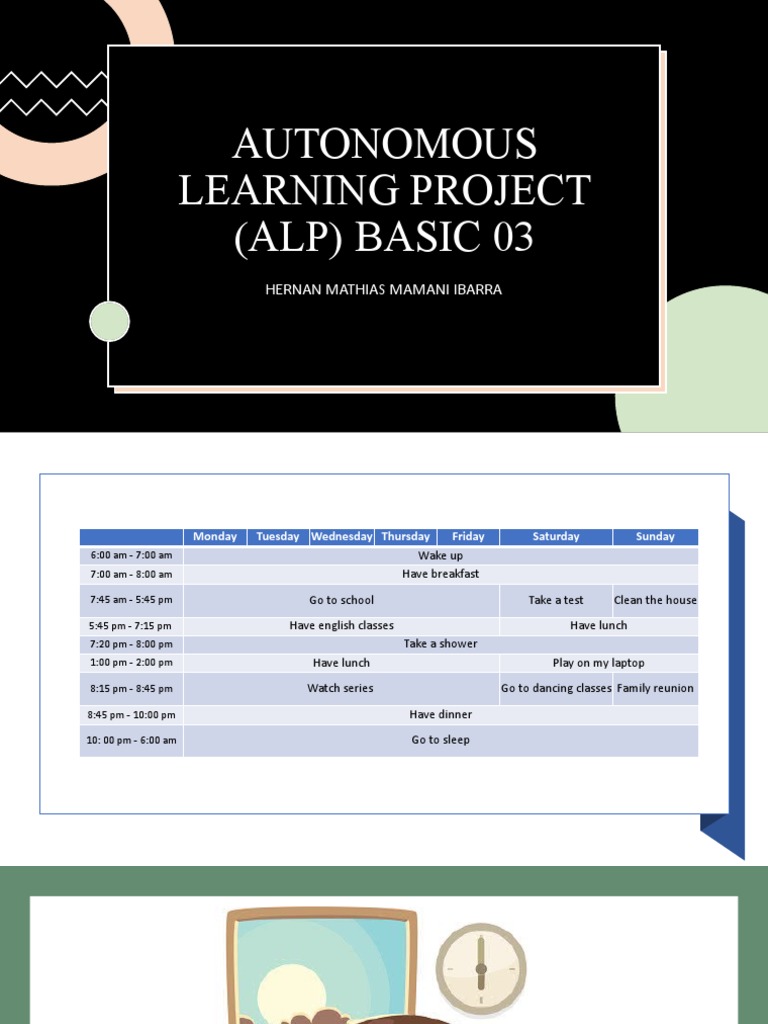 Autonomous Learning Project (Alp) Basic 03 | PDF