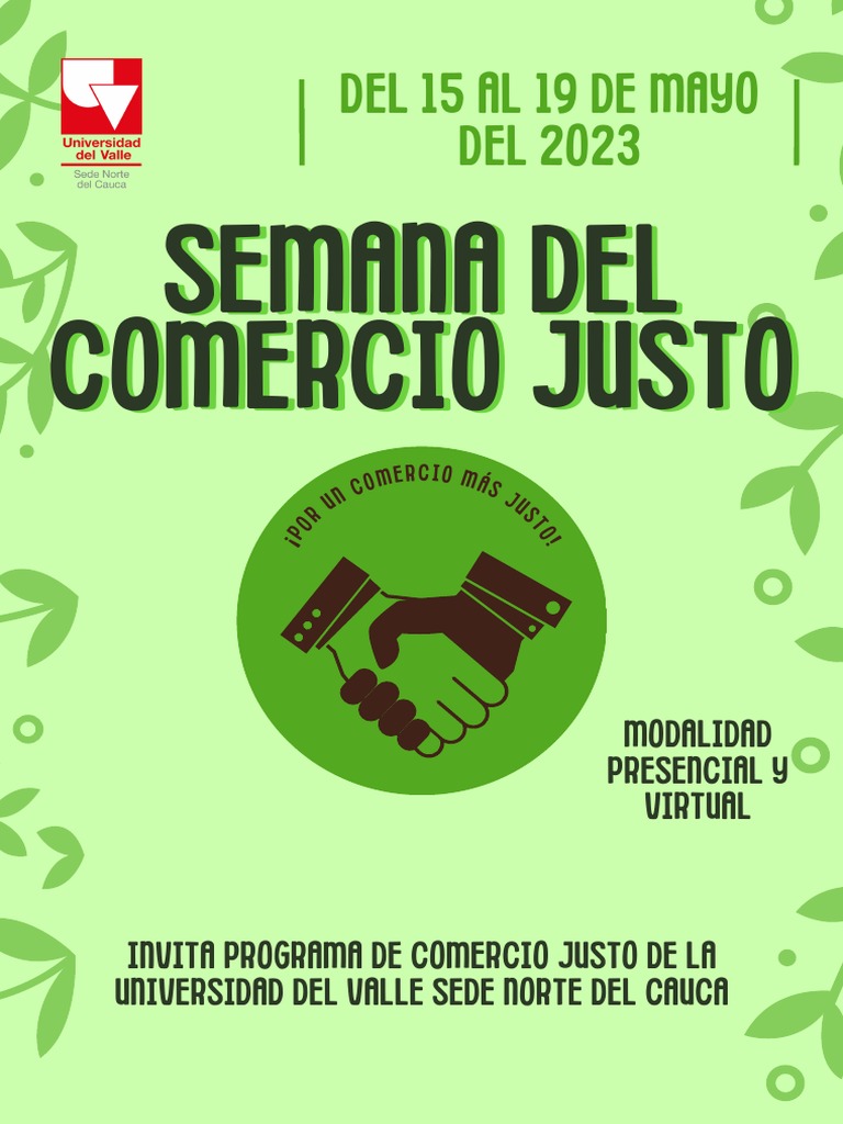 Semana del Comercio Justo 2023 | PDF | Bebida | El comercio internacional