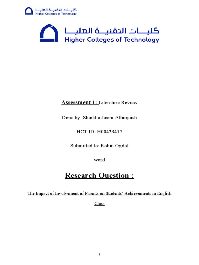 Assessment 1 Shaikha Jasim | PDF | Teachers | Academic Dishonesty