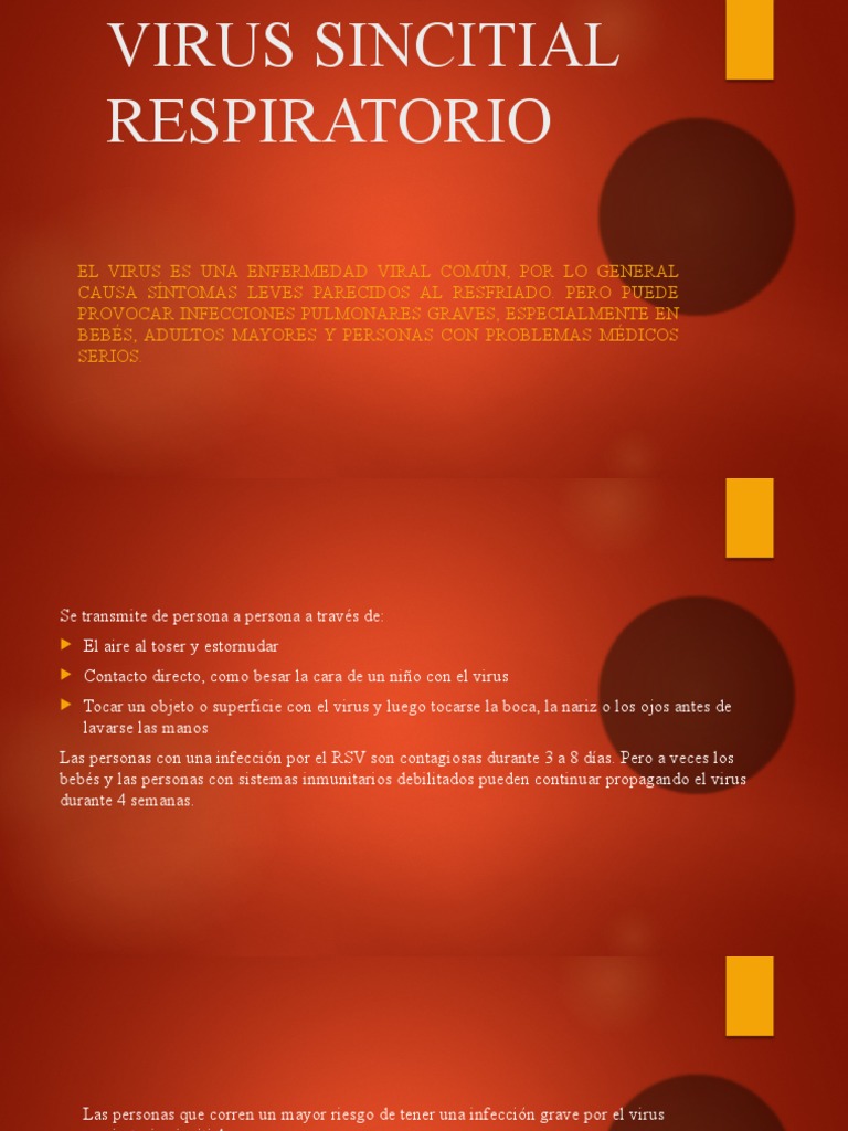 Virus Sincitial Respiratorio Pdf Diabetes Ciencias De La Salud