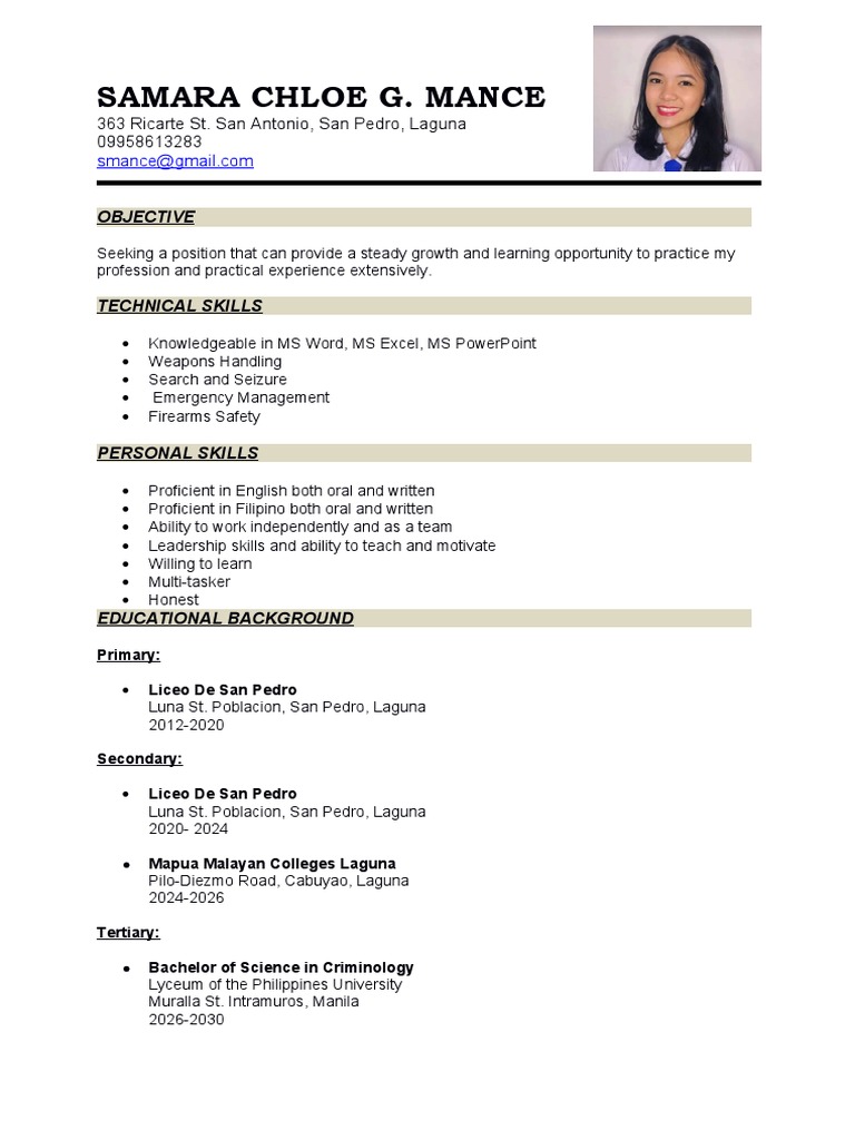 Samara Resume | PDF