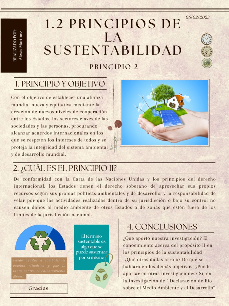 1.2 Principios de la sustentabilidad Principio 2 | PDF