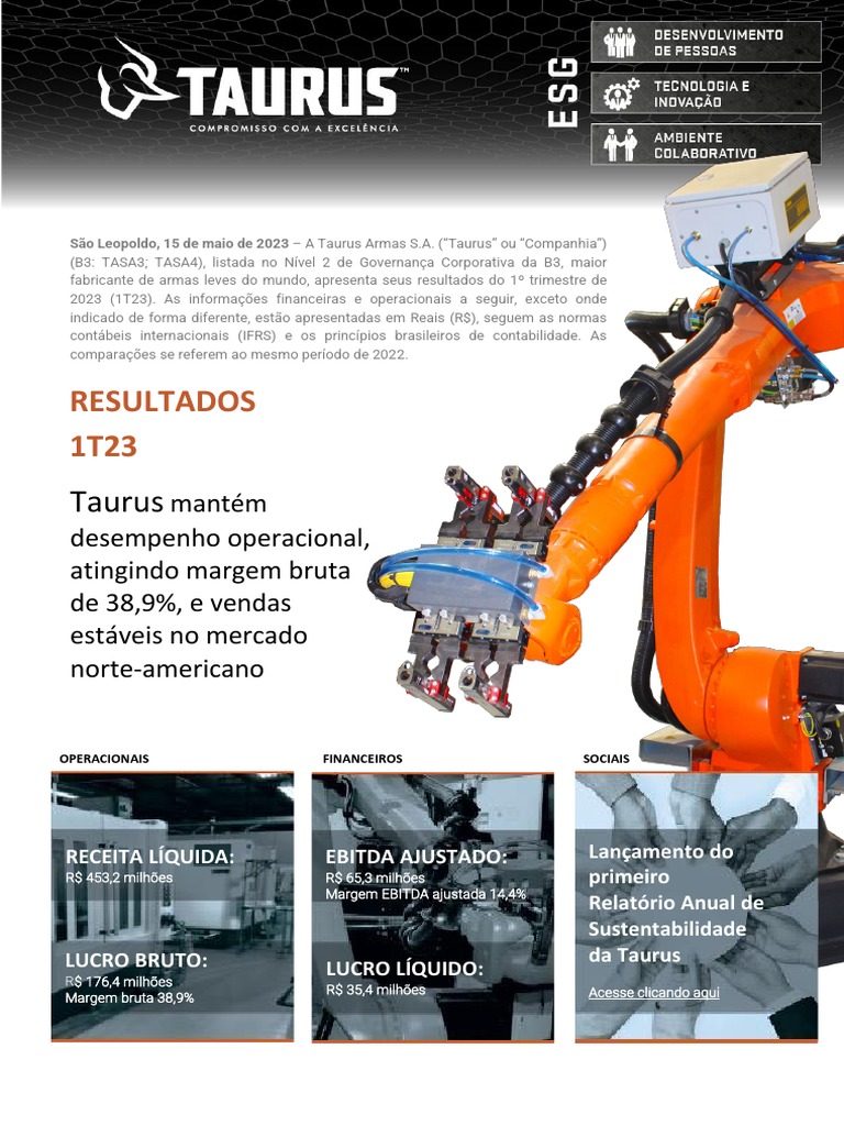 Taurus | PDF | Dividendo | Economia