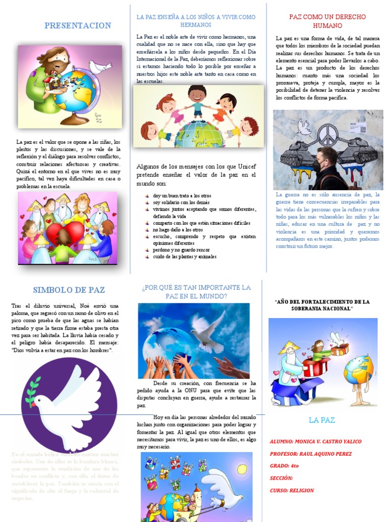 Triptico La Paz 2022 | PDF