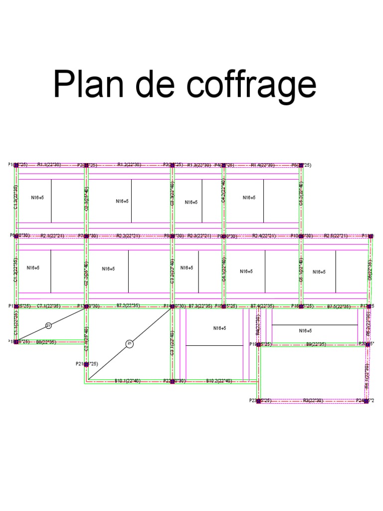 Plan de Coffrage | PDF