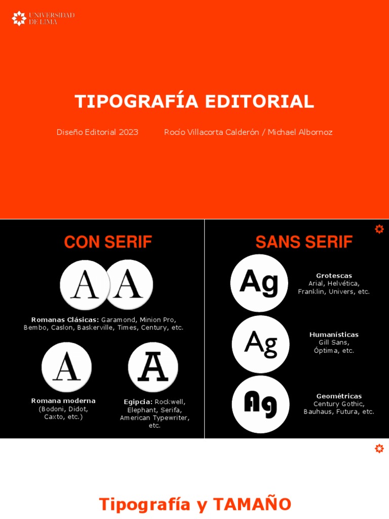 Tipografía Editorial: Diseño Editorial 2023 Rocío Villacorta Calderón ...
