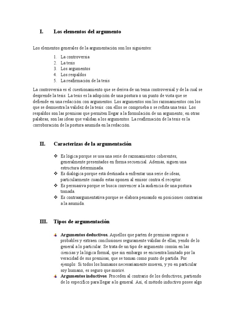 Los Elementos Del Argumento | PDF | Argumento | Falacia