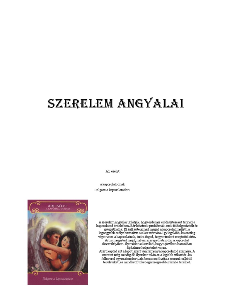 Szerelem Angyalai | PDF