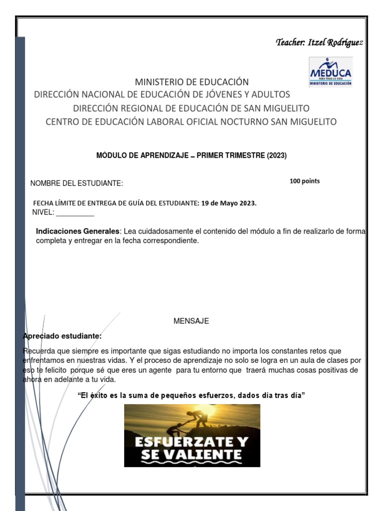 MODULO DE INGLES 2023 (2) | PDF