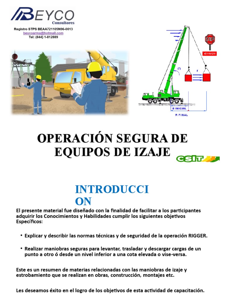 Curso de Izajes - 2020 | PDF | Tornillo | Mano