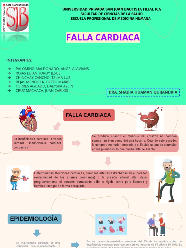 Falla Cardiaca | PDF | Insuficiencia cardíaca | Cardiología