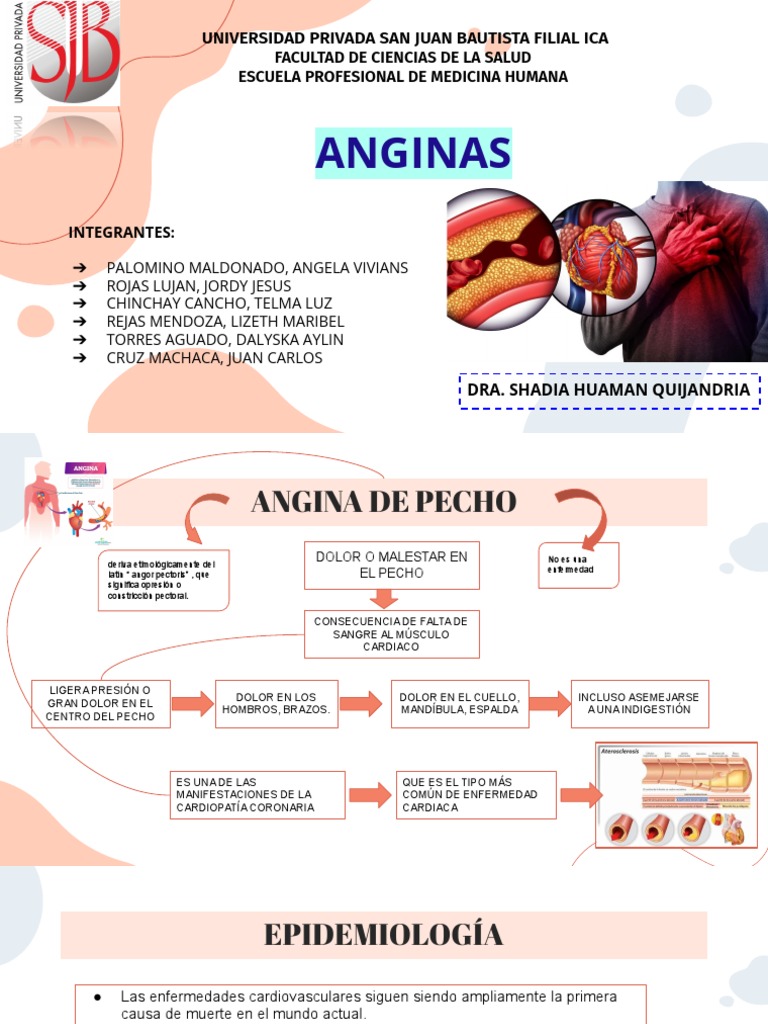 ANGINAS | PDF | Artería | Enfermedades vasculares