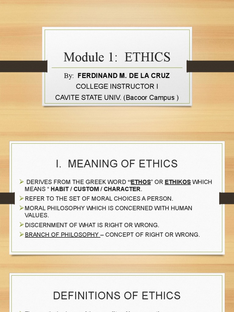 Ethics Basic PPT 1 | PDF | God | Morality