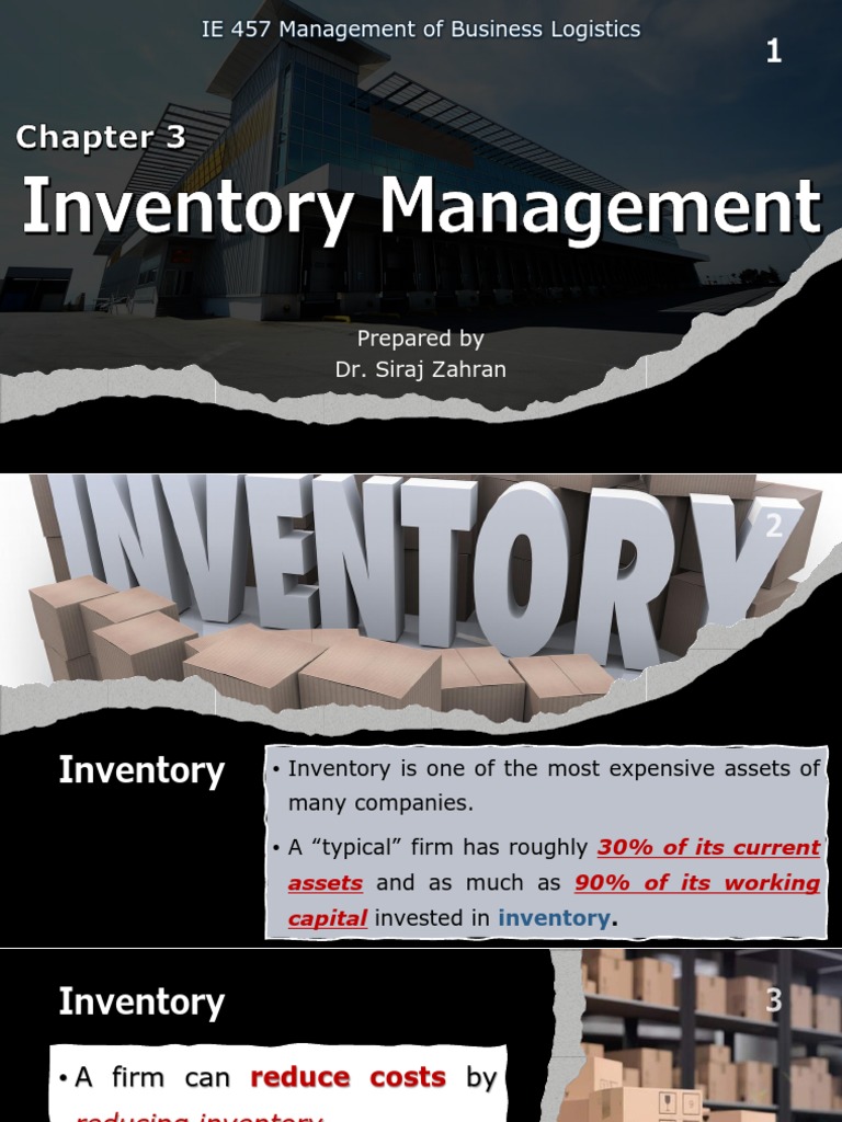 Chapter 3 Pdf Inventory Marketing