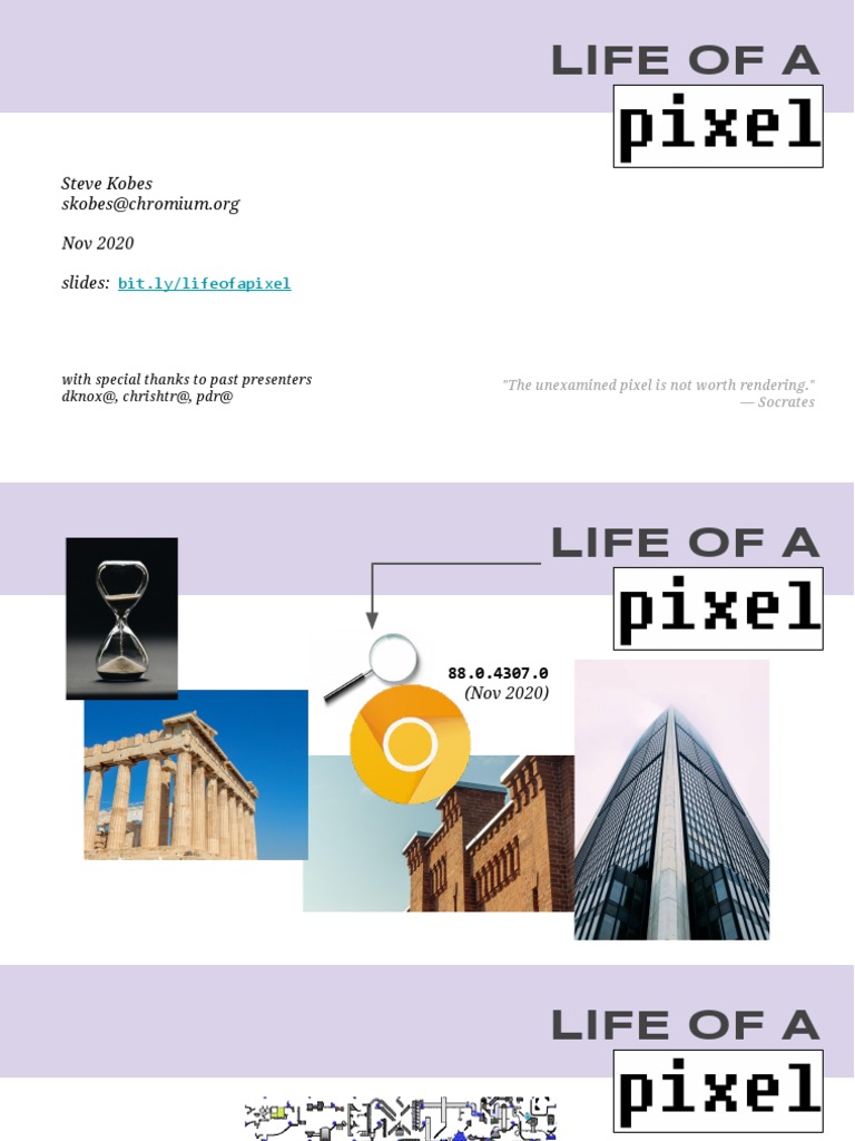 Life of A Pixel | PDF | Document Object Model | Page Layout