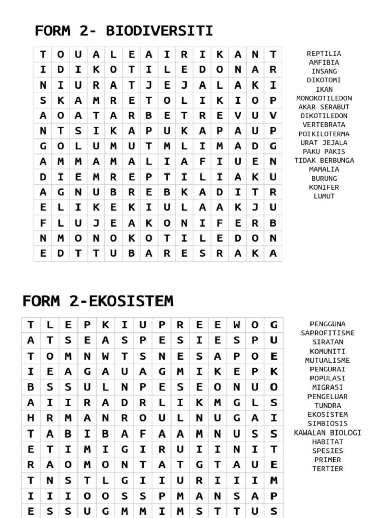 Mencari Perkataan Sains Ting 2 Pdf