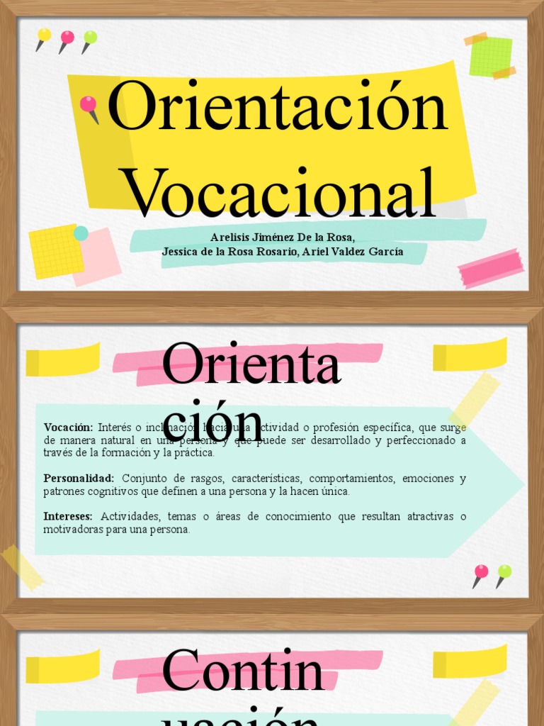 Orientación Vocacional | PDF | Pensamiento | Comportamiento