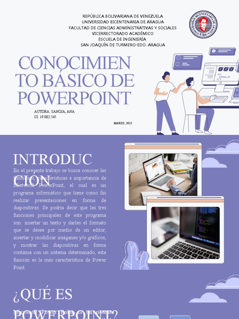 Conocimiento Básico de Powerpoint | PDF | Microsoft PowerPoint | Ciencias de la Computación