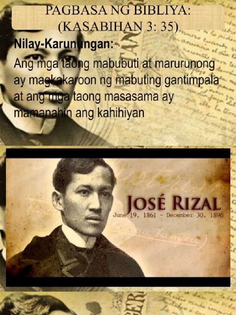 Talambuhay Ni Rizal | PDF