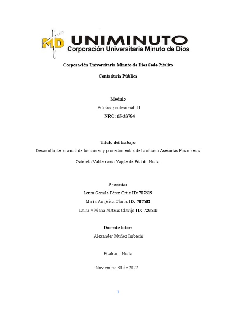 Proyecto de Practicas 3 Entrega Final | PDF | Crecimiento personal y ...