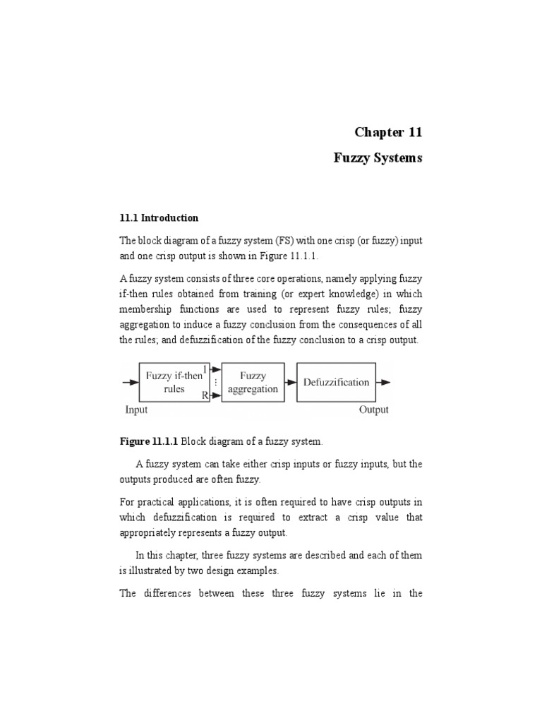 11 - Fuzzy Systems | PDF | Fuzzy Logic | Mathematics