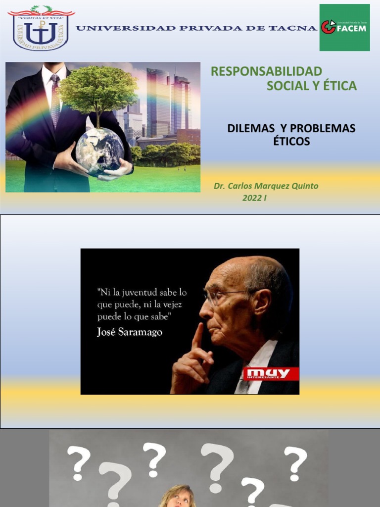 Dilemas y Problemas Éticos en la Sociedad | PDF | Instituciones ...