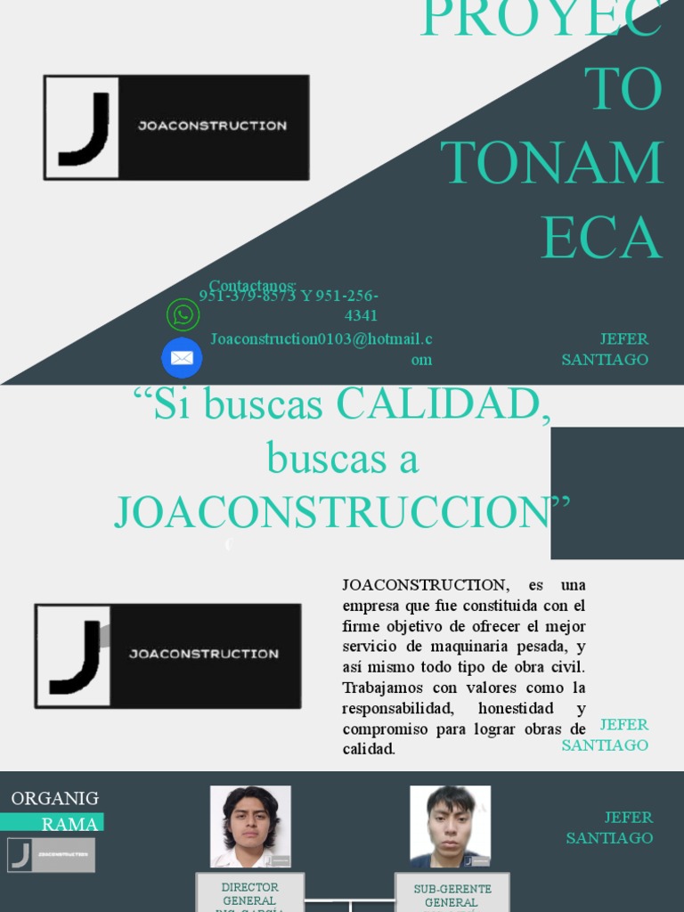 Presentacion Equipo 1 | PDF