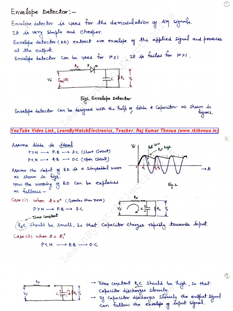 18 Envelope Detector | PDF | Sound Technology | Information And ...