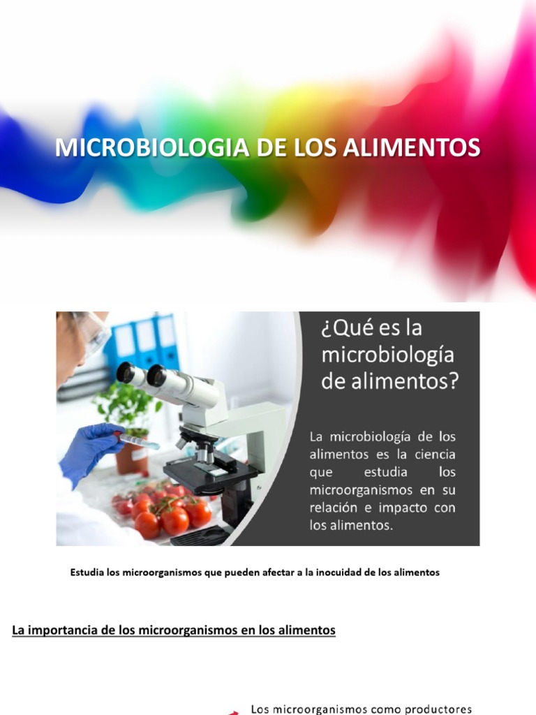 Microbiologia de Los Alimentos | PDF | Alimentos | Microorganismo